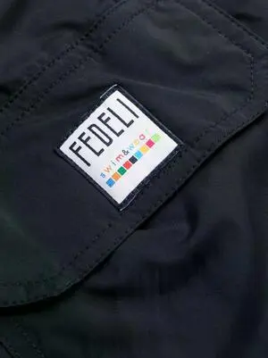 Fedeli Logo-patch Swim Shorts