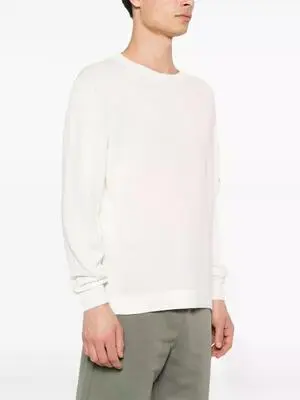 C.P. COMPANY Knitted Crew Neck Jumper With Lens Detail