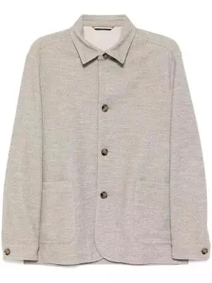 BOSS Button-up Jacket - Neutrals