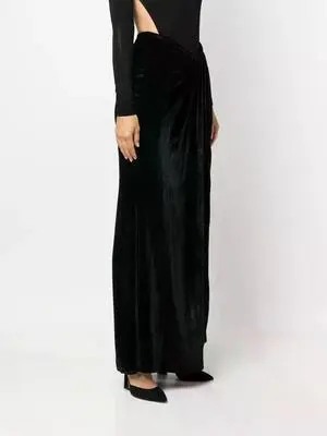 Blumarine Slit-detail Ankle-length Skirt
