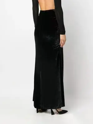 Blumarine Slit-detail Ankle-length Skirt