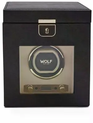 Wolf Palermo Single Watch Winder - Black