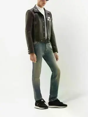 COURREGES Reedition Vinyl Jacket - Brown