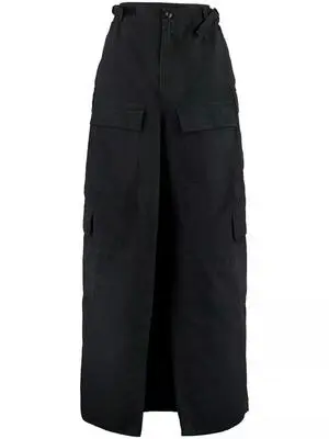 Balenciaga Cargo-pocket Slit Skirt