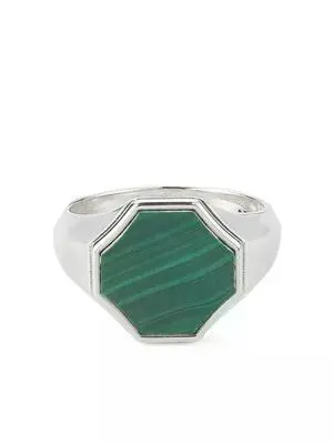 Emanuele Bicocchi Hex Signet Ring - Silver
