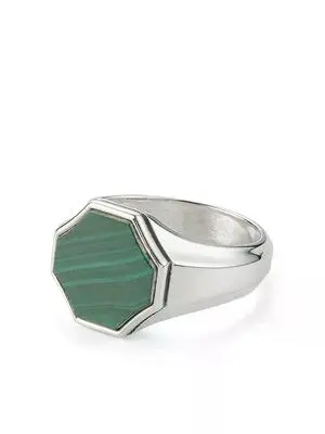 Emanuele Bicocchi Hex Signet Ring - Silver