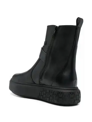Pinko Leather Ankle Boots