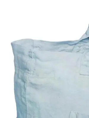 ONCE MILANO Linen Tote Bag - Blue