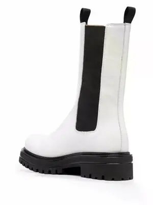 SCAROSSO Naomi Leather Mid-calf Boots