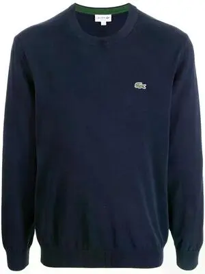 Lacoste Logo Embroidery Sweatshirt - Blue