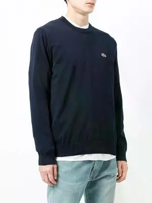 Lacoste Logo Embroidery Sweatshirt - Blue