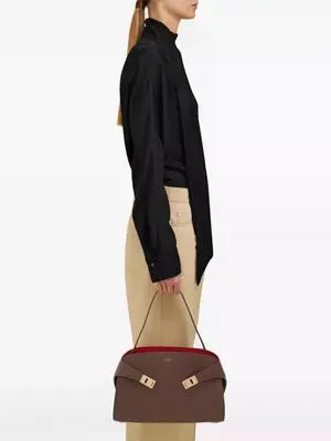 FERRAGAMO Small Hug Soft Shoulder Bag - Neutrals