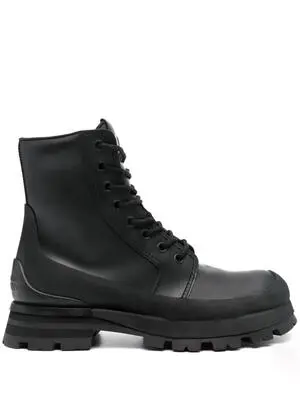 Alexander Mcqueen Criss-cross Boots For Men