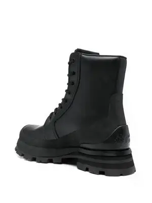 Alexander McQueen Lace-up Leather Boots