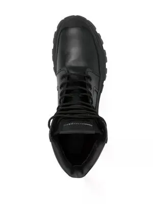 Alexander McQueen Lace-up Leather Boots