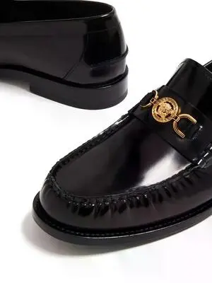 Versace Medusa '95 Leather Loafers - Black