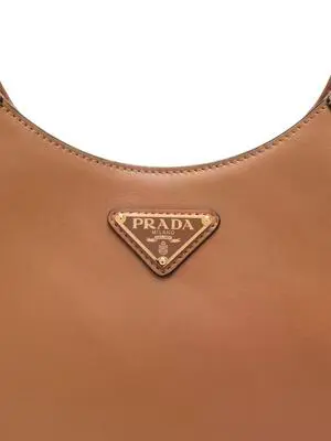 Prada City Leather Shoulder Bag - Brown