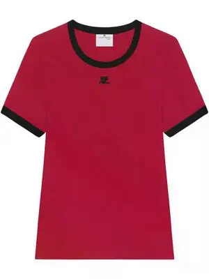 Courreges Applique T-shirts For Women