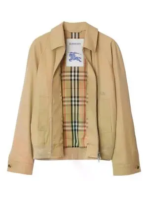 Burberry Cotton Gabardine Harrington Jacket