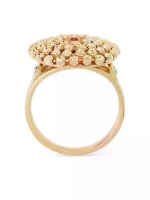 OFFICINA BERNARDI 18kt Yellow Mimosa Ruby Ring - Gold