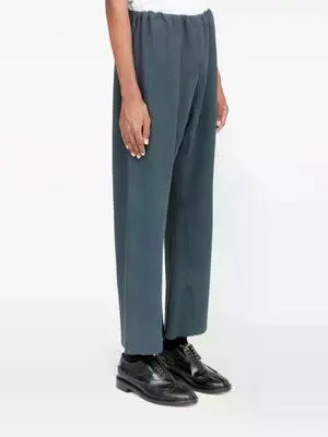 MAISON MARGIELA Wide-leg Cotton Track Pants - Blue