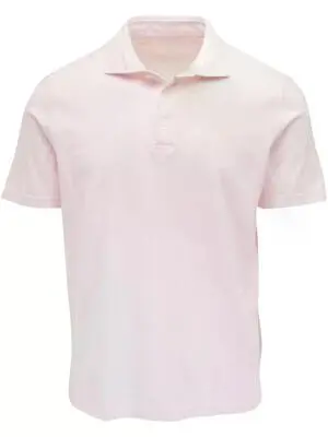Fedeli Jersey Polo Shirt - Pink