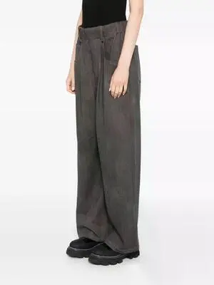 Goen.j Wide-leg Denim Pants - Black