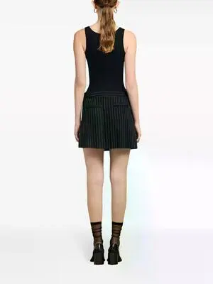 AMI Paris Ribbed Cotton Tank Top