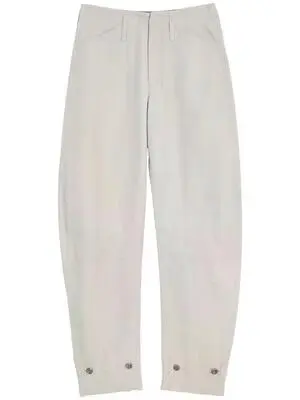 LEMAIRE Fluid Tapered Trousers - Neutrals