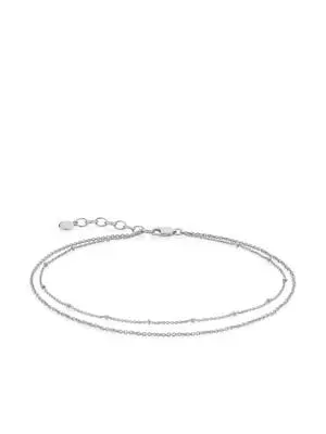 Monica Vinader Recycled Double Chain Anklet