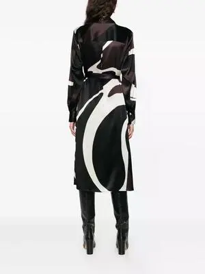 Kiton Silk Midi Dress