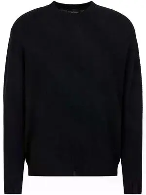 Emporio Armani Chevron-knit Sweater