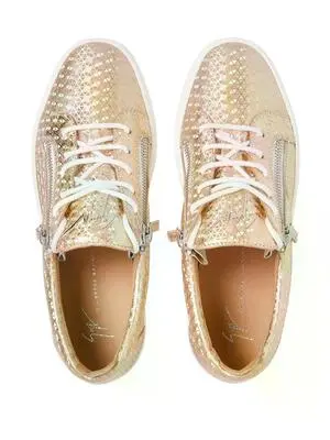 GIUSEPPE ZANOTTI Frankie Kaleido Low-top Sneakers - Neutrals