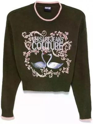 Versace Embroidered Sweaters For Women