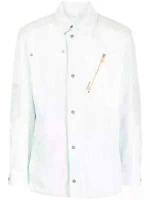 OBJECTS IV LIFE Multi-pocket Shirt Jacket - Blue