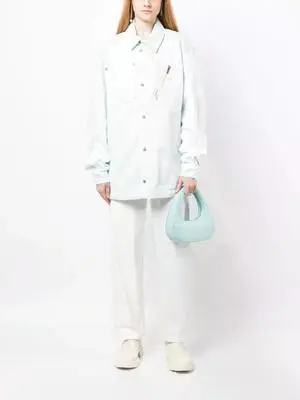 OBJECTS IV LIFE Multi-pocket Shirt Jacket - Blue