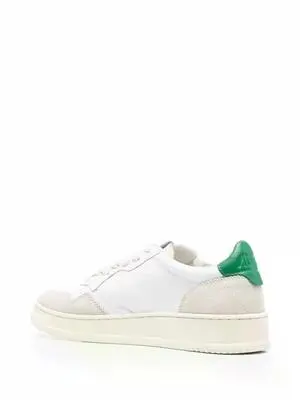 AUTRY Medalist Panelled Leather Sneakers - White