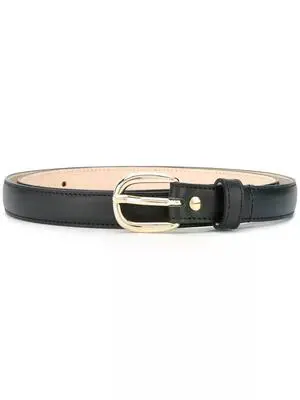 A.p.c. Buckle-fastening Leather Belt - Black