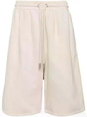 Off-White Diag-stripe Cotton Track Shorts - Neutrals