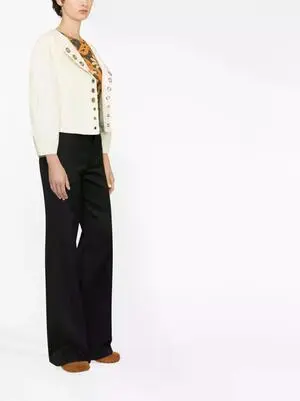 Chloé Flared Silk Trousers
