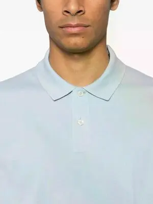 BOSS Striped-trim Polo Shirt - Blue