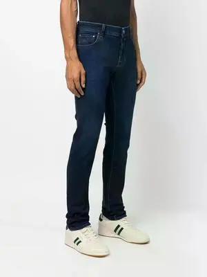 Jacob Cohen Logo Patch Mid-rise Jeans
