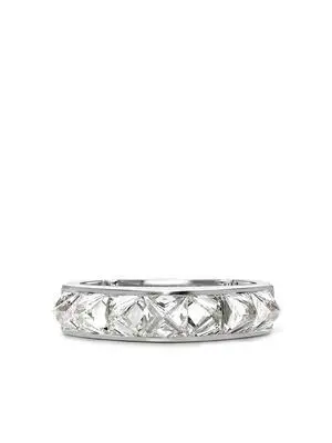 PRAGNELL 18kt White Gold Rockchic Diamond Ring - Silver