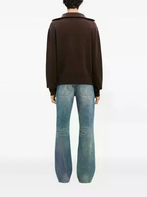COURREGES Logo-embroidered Wool Sweater