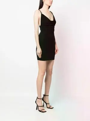 Dsquared2 Logo-embellished Cowl-neck Minidress