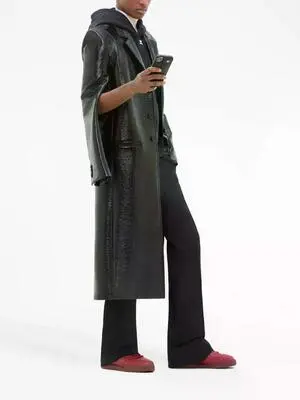 COURREGES Single-breasted Zipped Tailored Coat