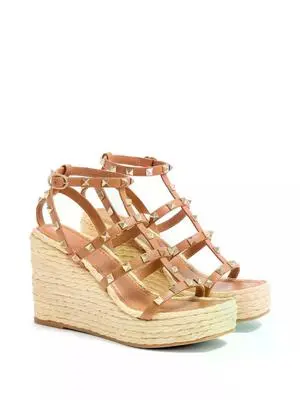 Valentino Garavani Rockstud Wedge Sandals