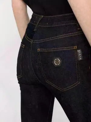 Philipp Plein Logo-appliqué Skinny Jeans