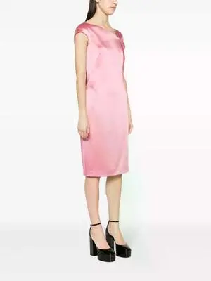 Givenchy Asymmetric Midi Dress - Pink