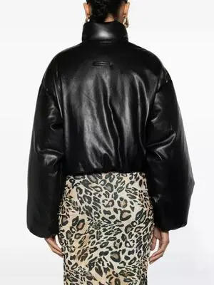 Nanushka Cropped Puffer Jacket - Black
